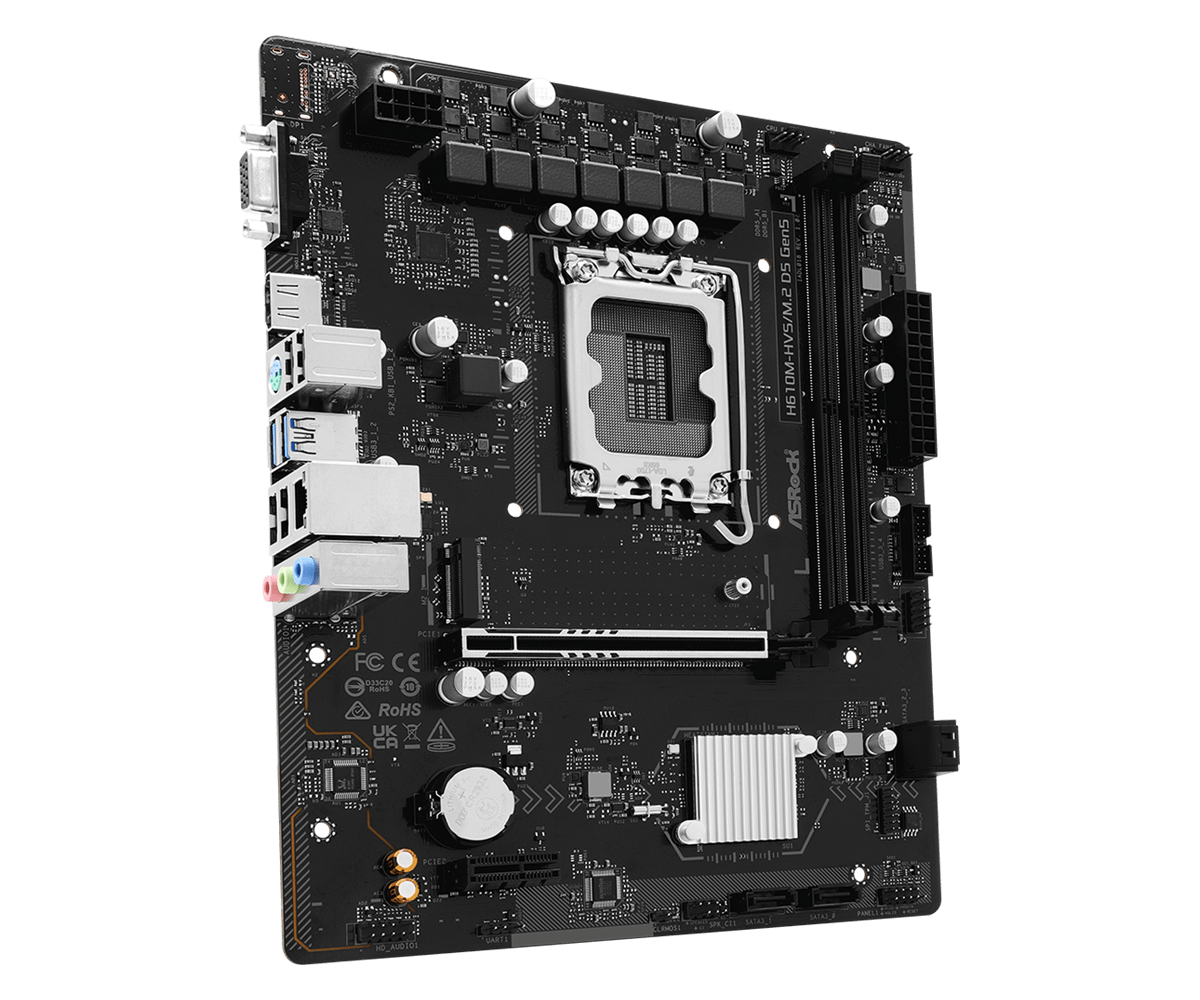 ASRock > H610M-HVS/M.2 D5 Gen5