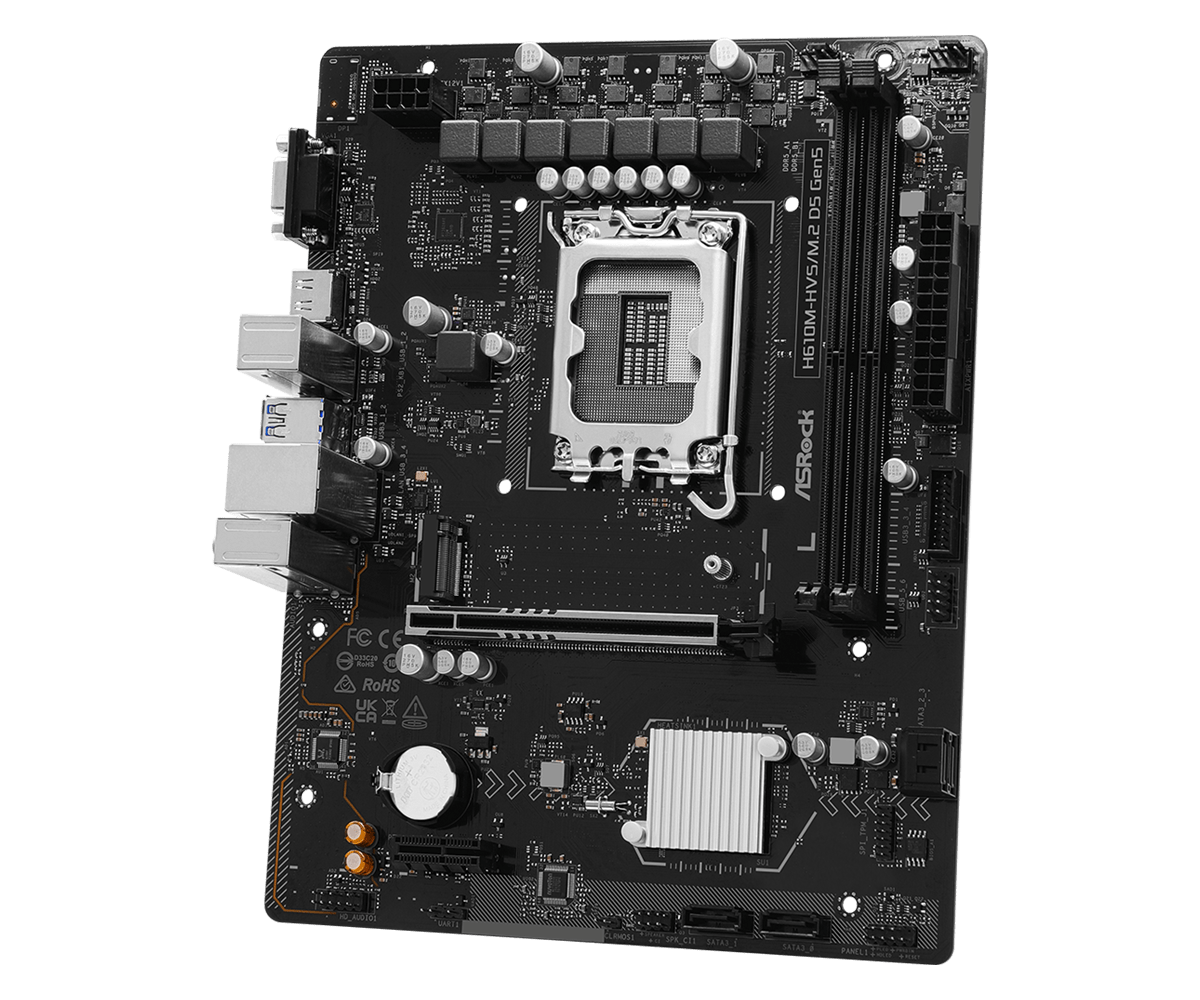 ASRock > H610M-HVS/M.2 D5 Gen5