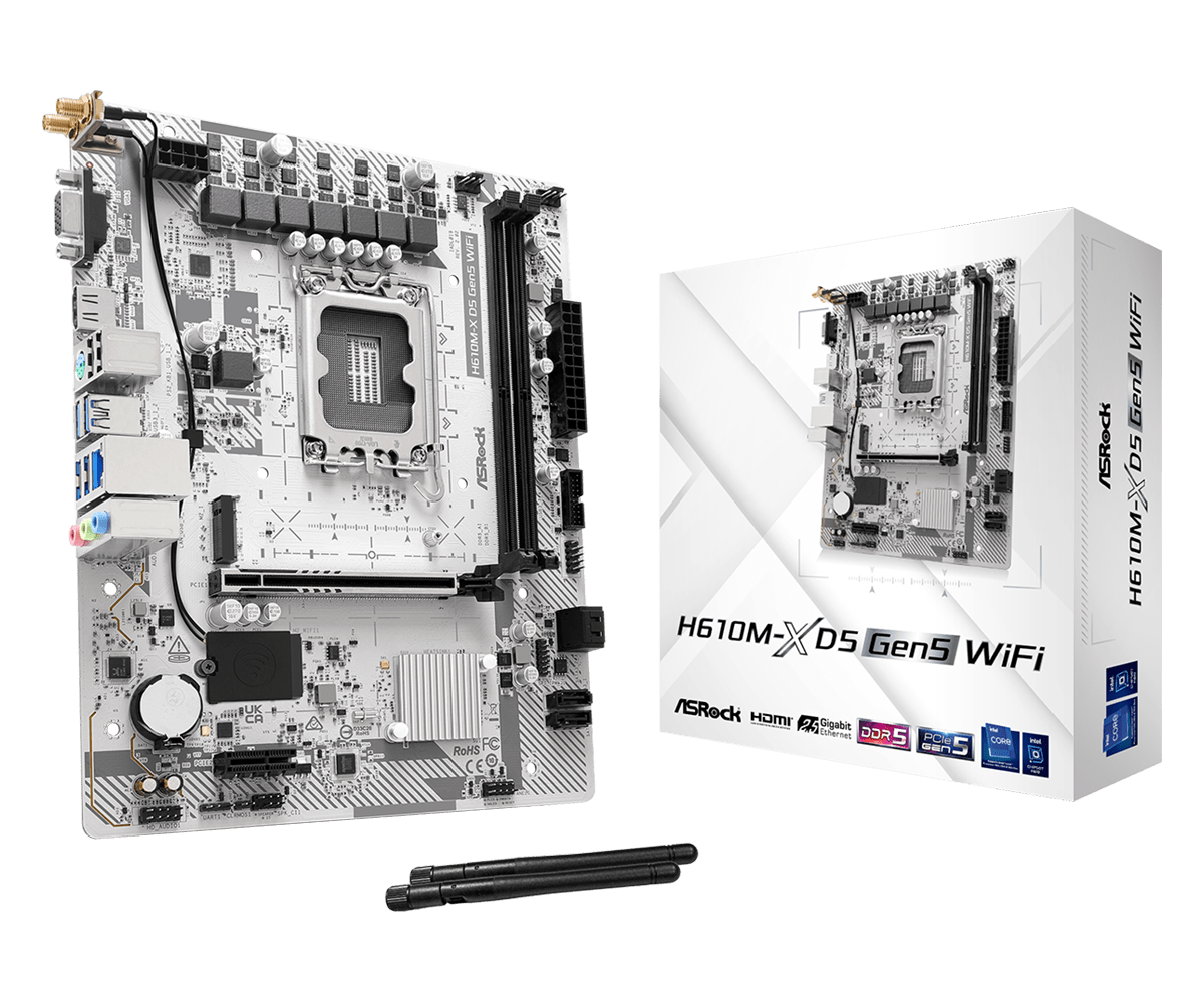 ASRock > H610M-X D5 Gen5 WiFi