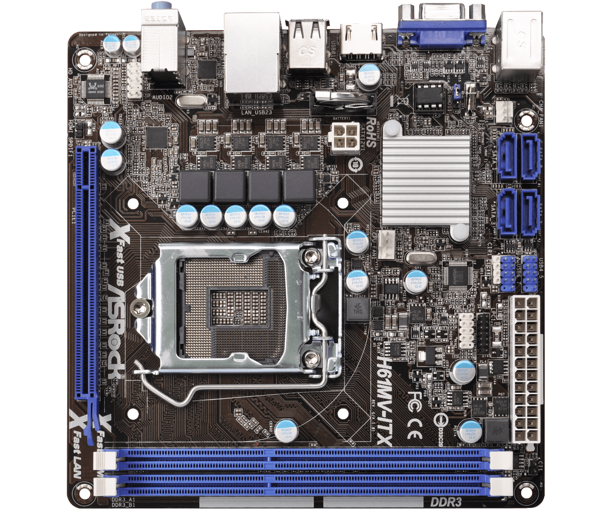 ASRock > H61MV-ITX