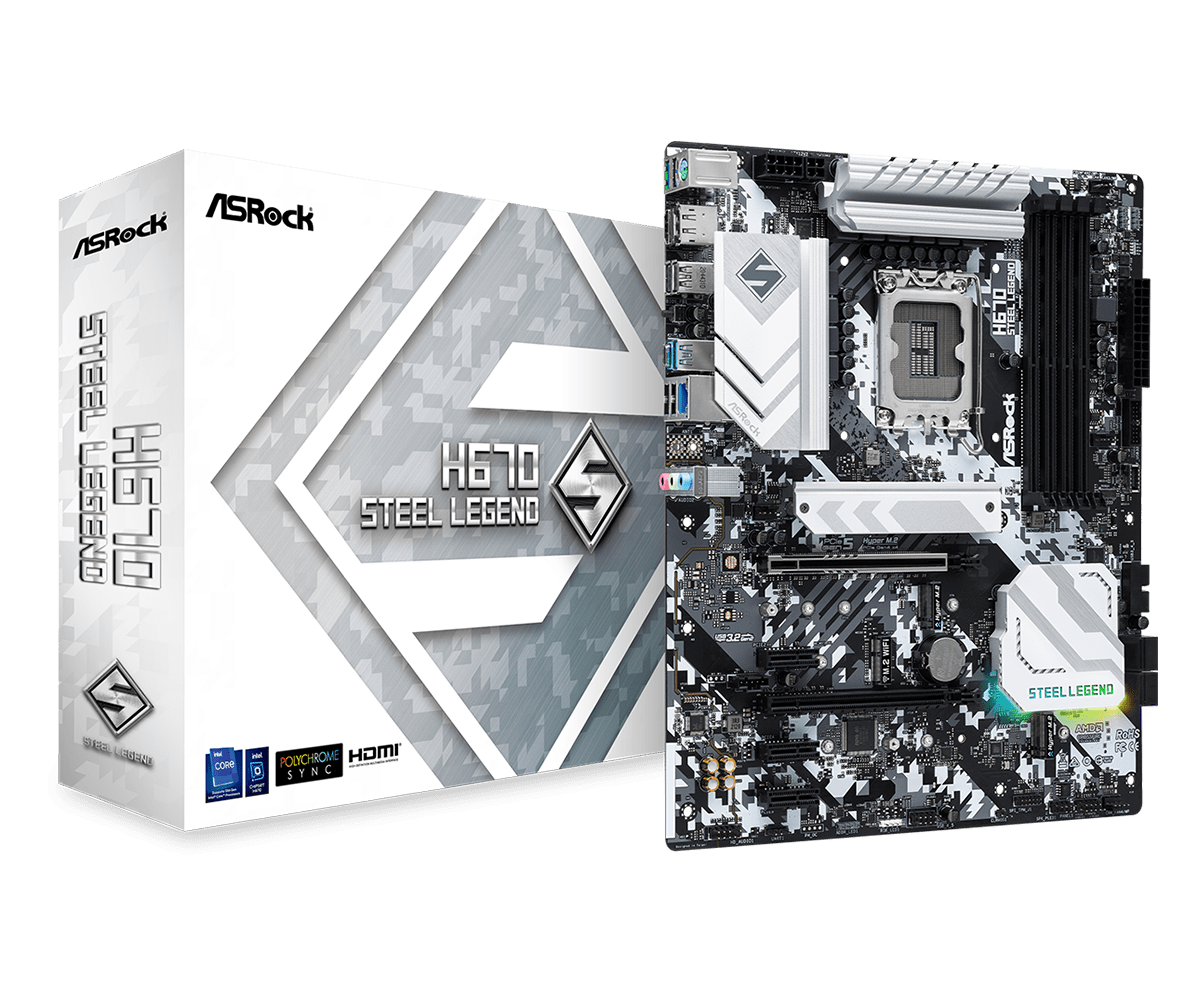 ASRock > H670 Steel Legend