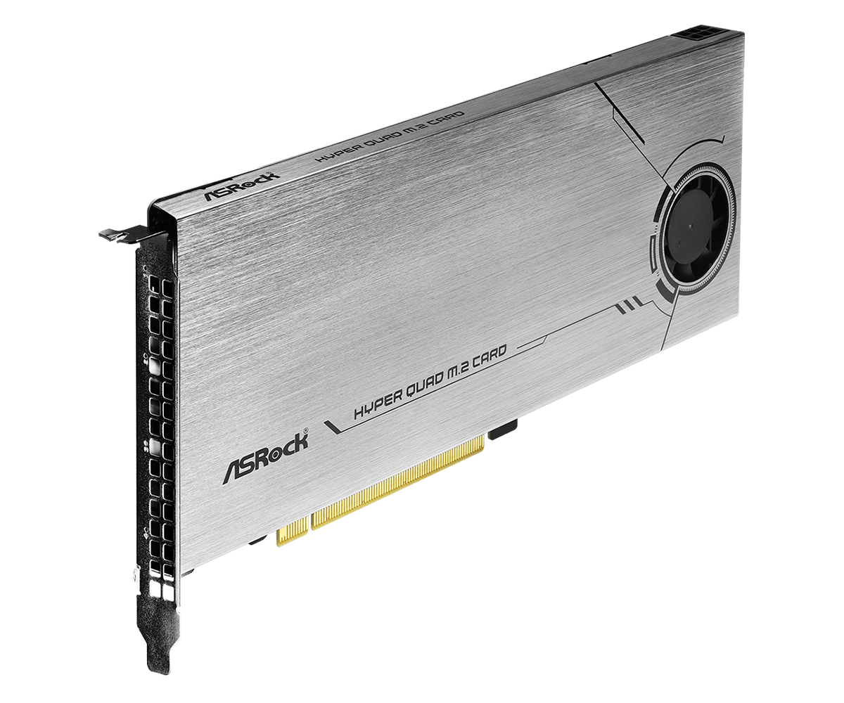 ASRock > HYPER QUAD M.2 CARD