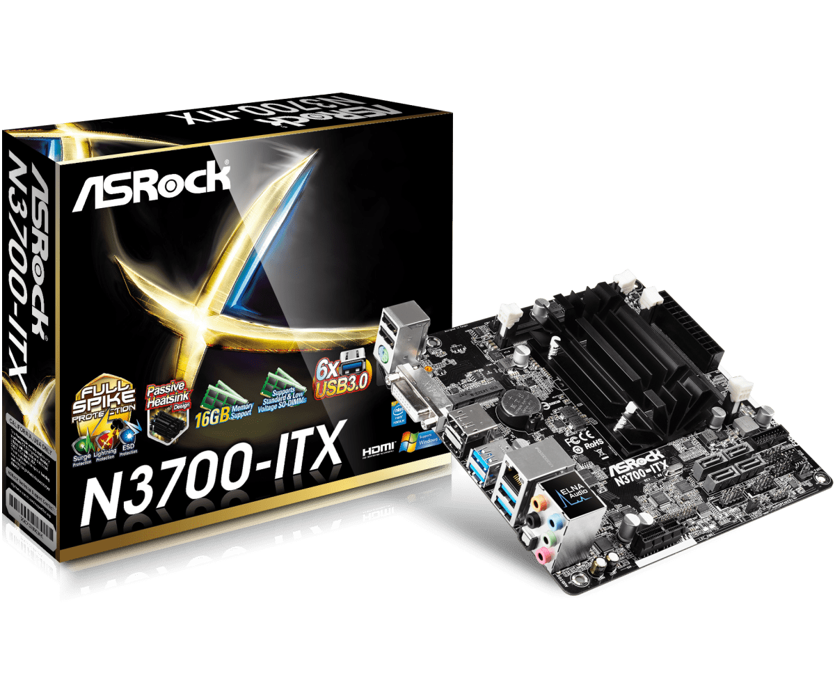 ASRock > N3700-ITX