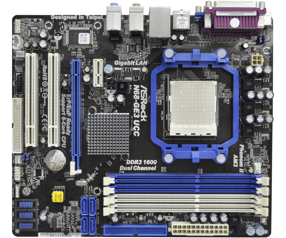 ASRock > N68-GE3 UCC