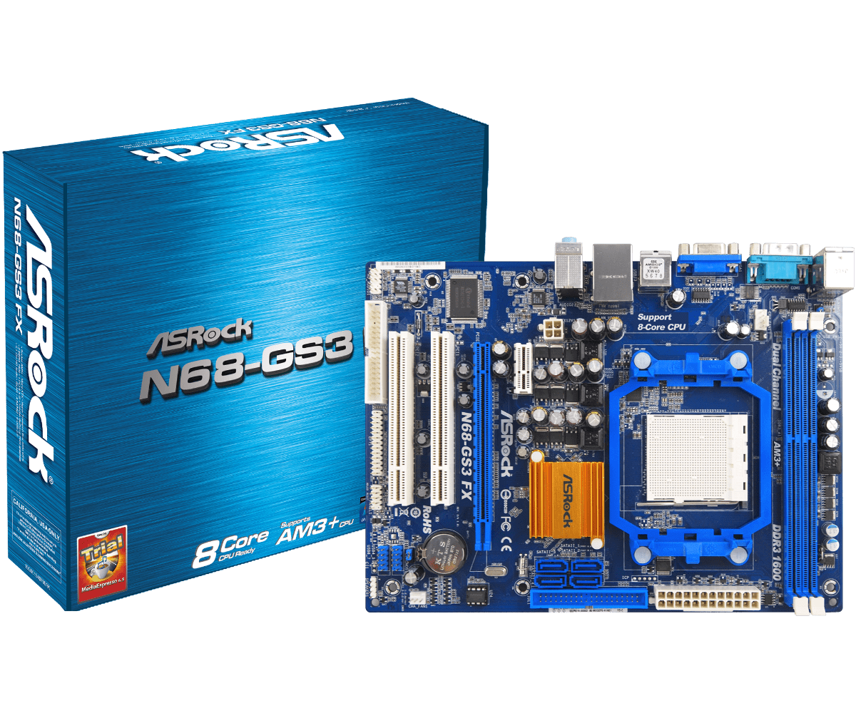 ASRock > N68-GS3 FX
