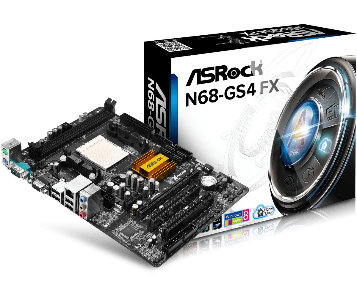 ASRock > N68-GS4 FX