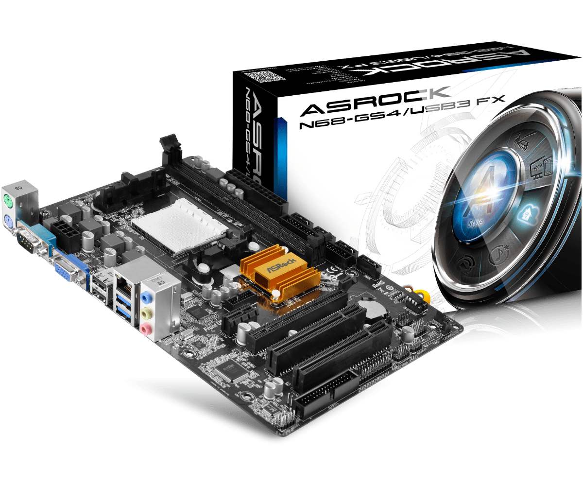 ASRock > N68-GS4/USB3 FX