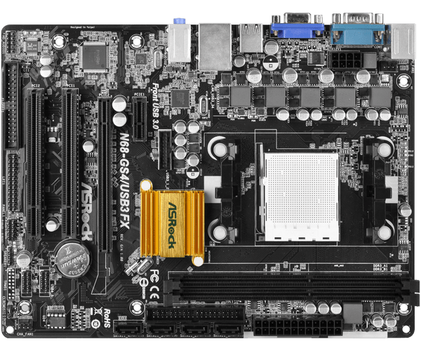 ASRock > N68-GS4/USB3 FX