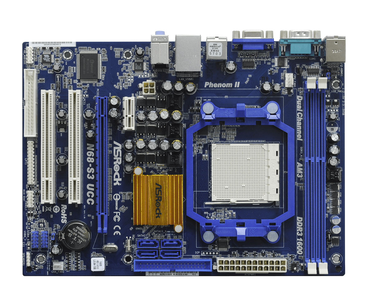 ASRock > N68-S3 UCC