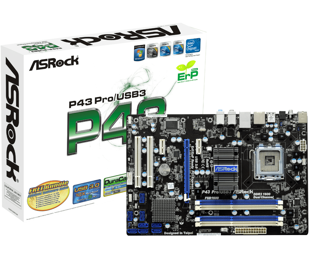 ASRock > P43 Pro/USB3