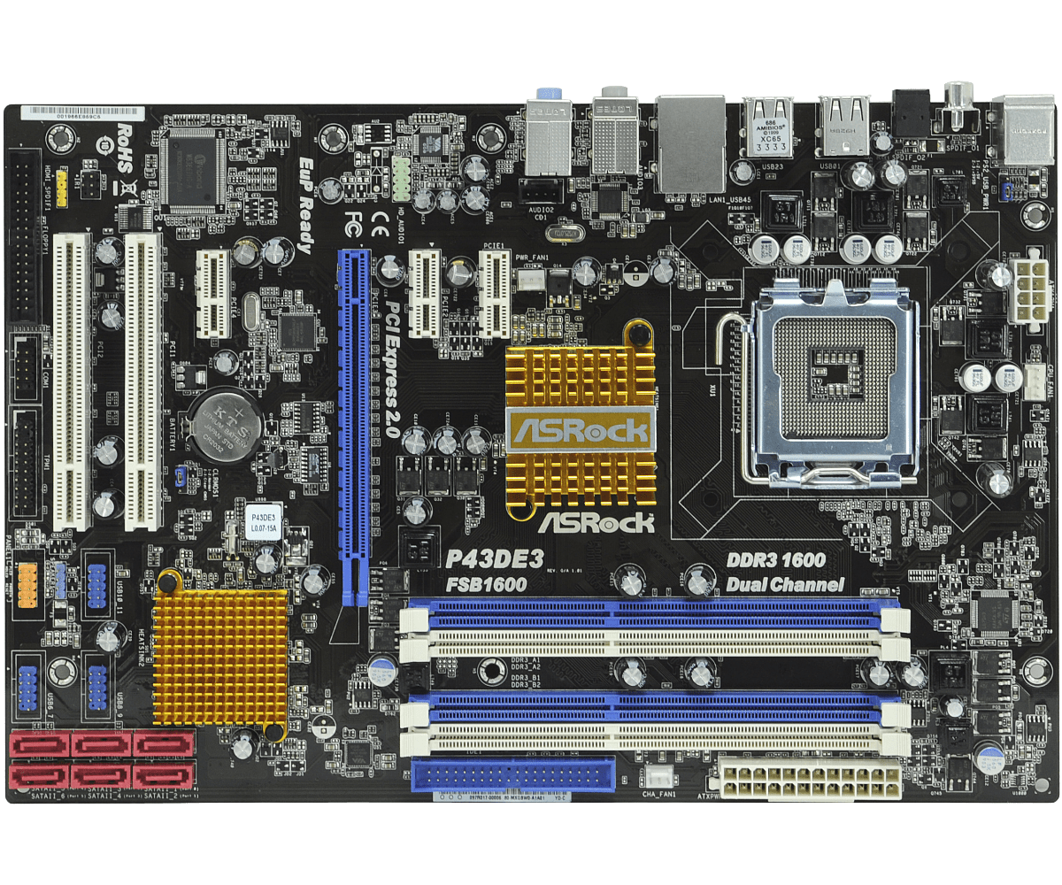 ASRock > P43DE3