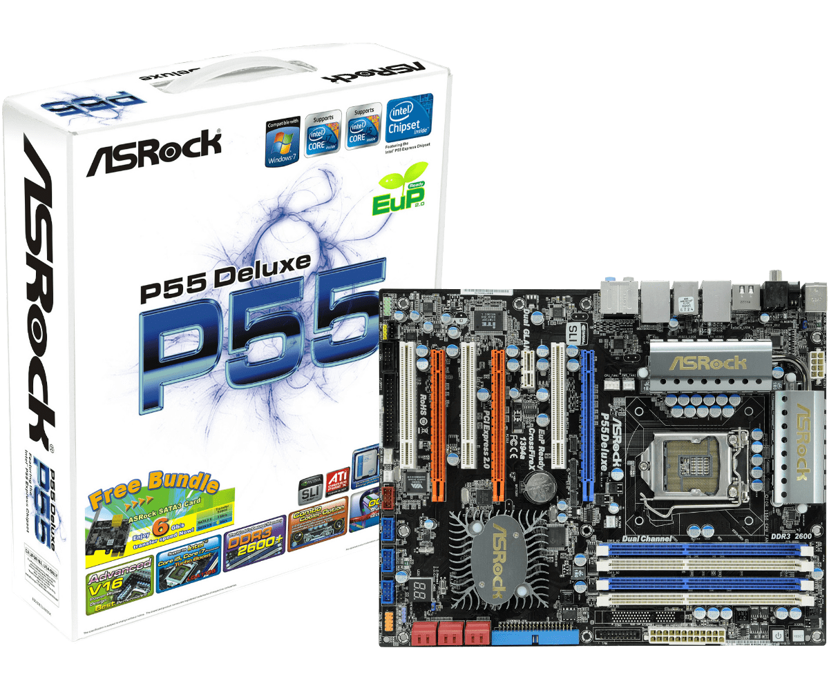 ASRock > P55 Deluxe