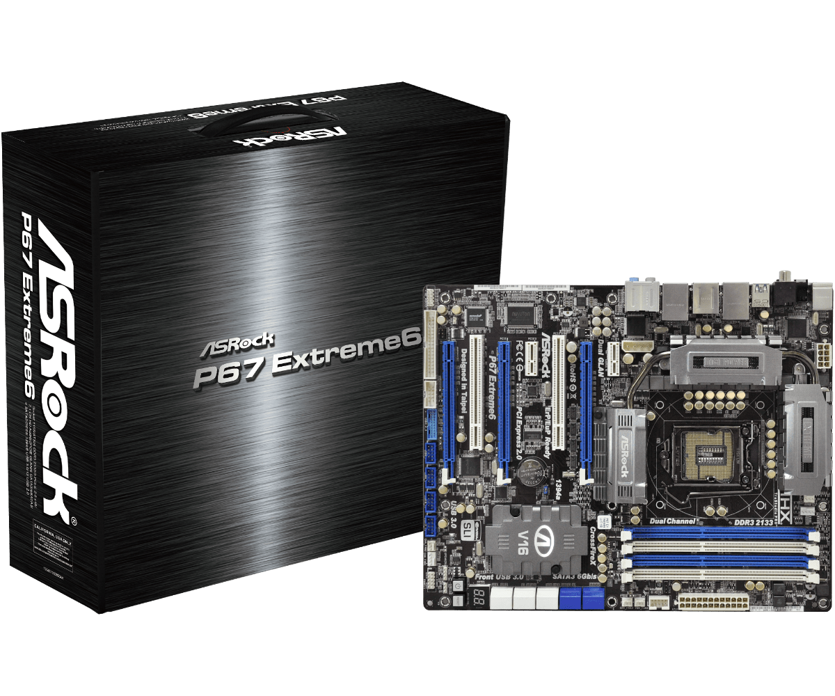 ASRock > P67 Extreme6