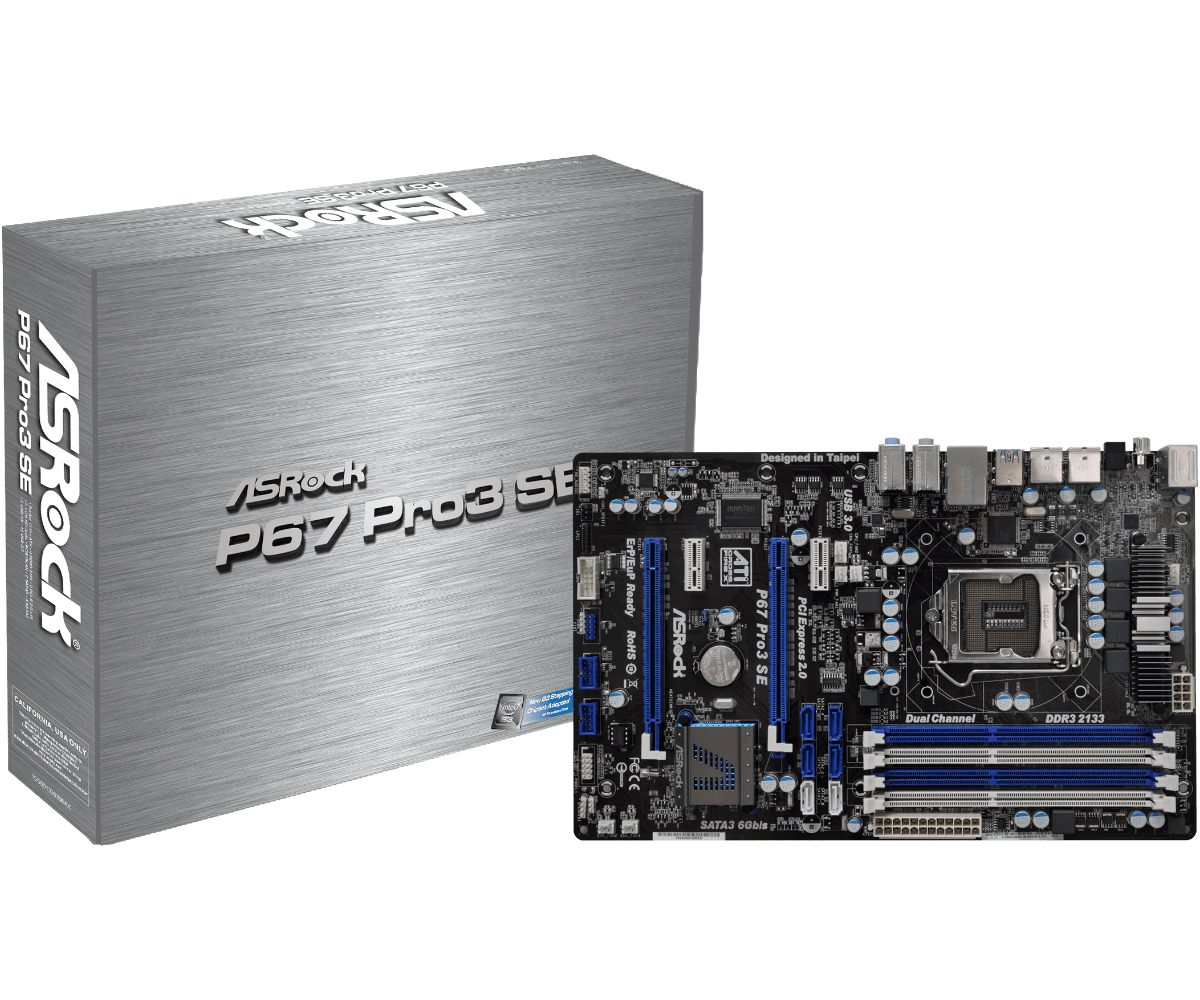 ASRock > P67 Pro3 SE