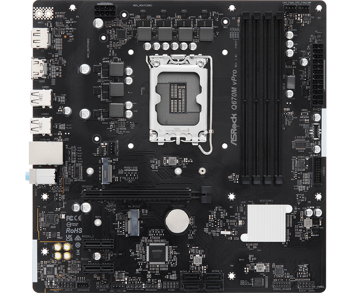 ASRock > Q670M vPro
