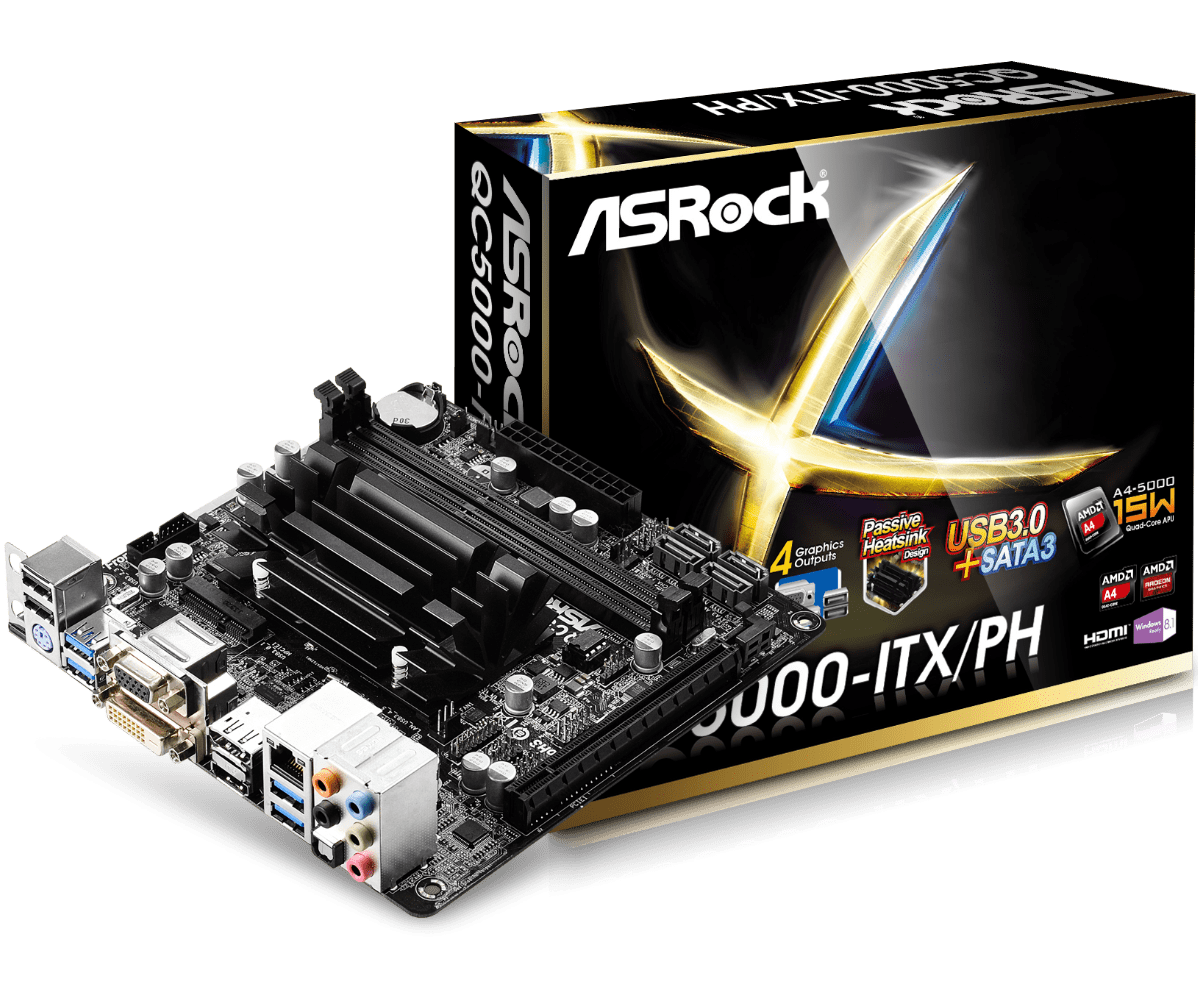 ASRock > QC5000-ITX/PH