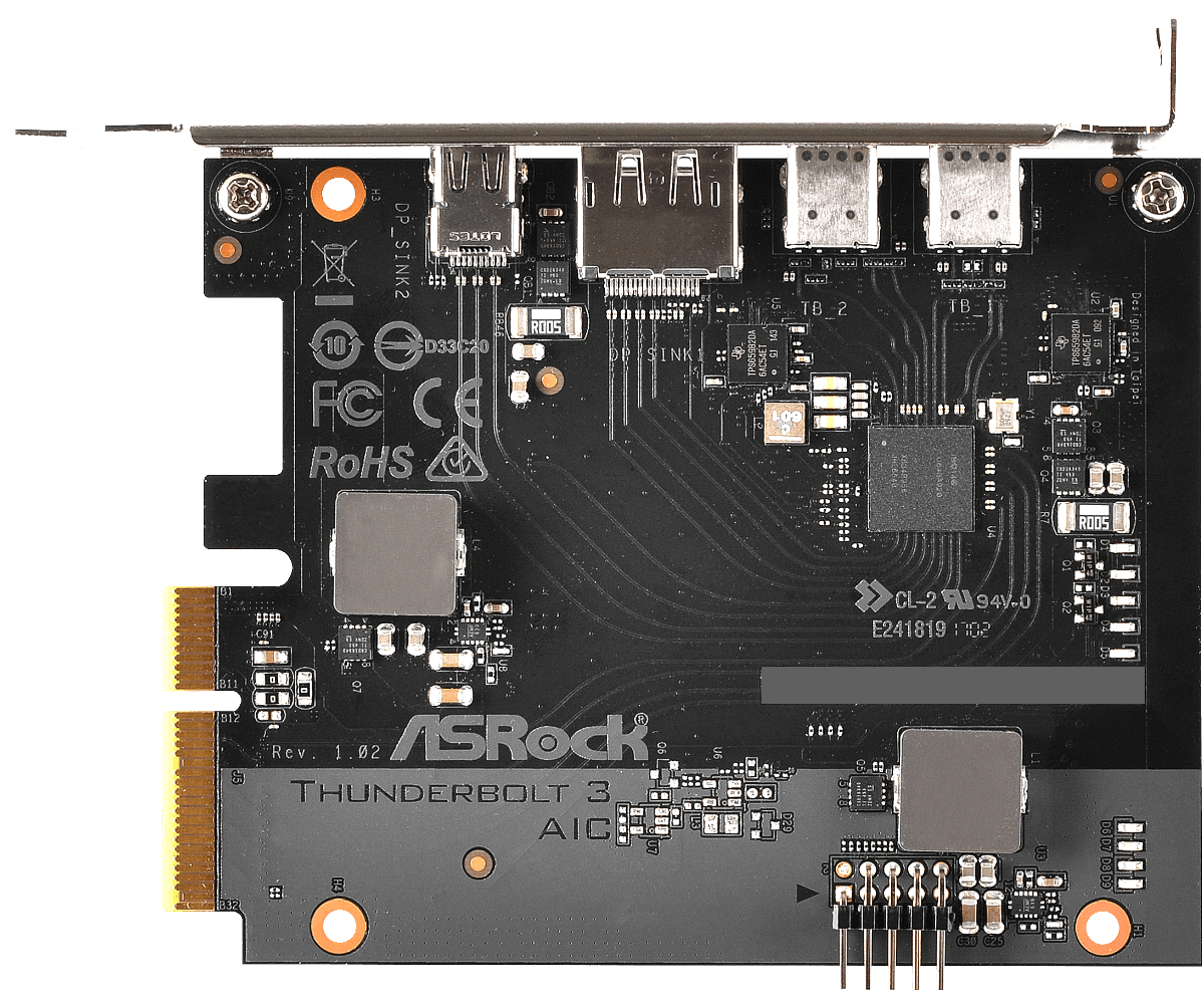 ASRock > Thunderbolt 3 AIC