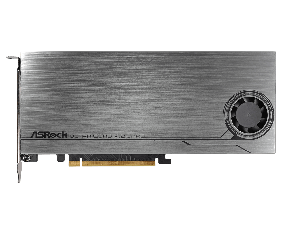 ASRock > ULTRA QUAD M.2 CARD