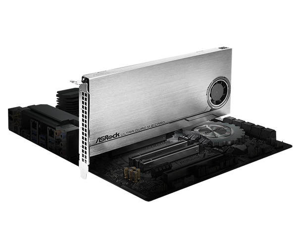 ASRock > ULTRA QUAD M.2 CARD