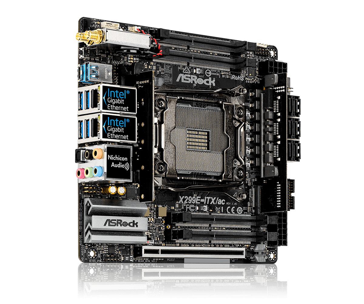 ASRock > X299E-ITX/ac