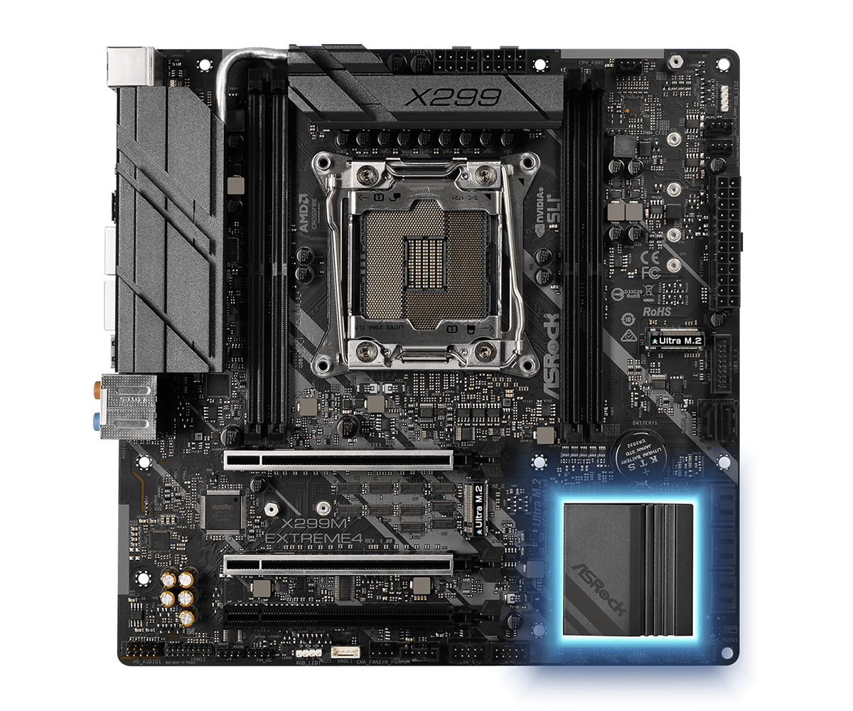 ASRock > X299M Extreme4