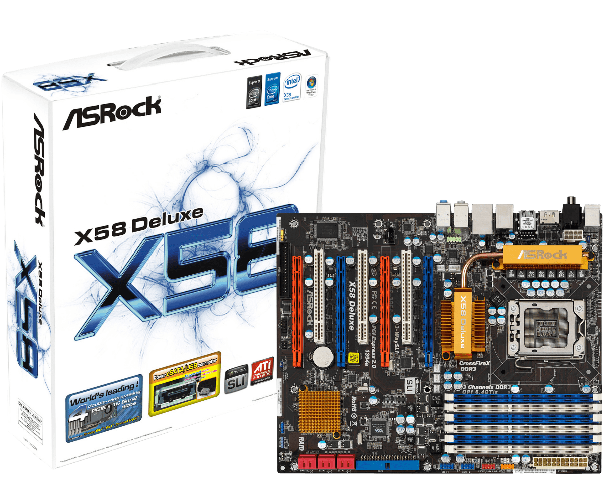 ASRock > X58 Deluxe