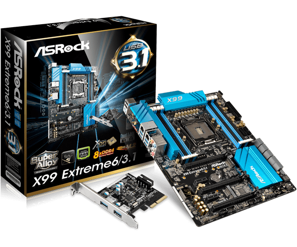 ASRock > X99 Extreme6/3.1