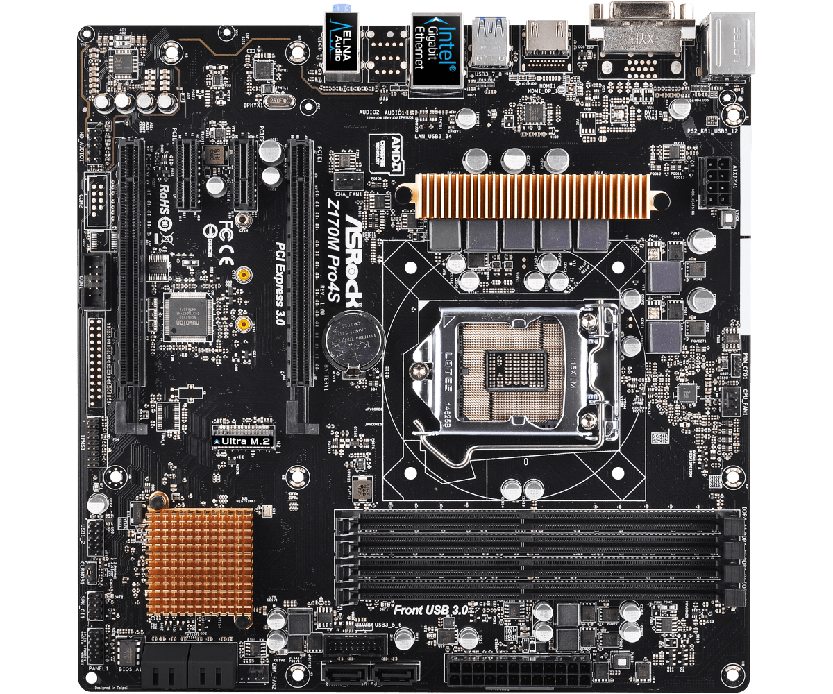 ASRock > Z170M Pro4S