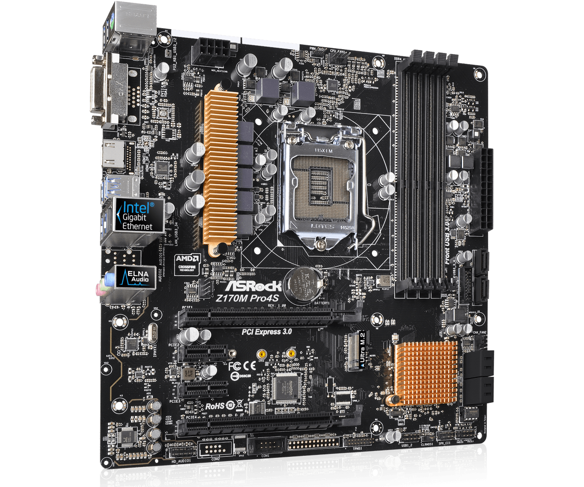 ASRock > Z170M Pro4S