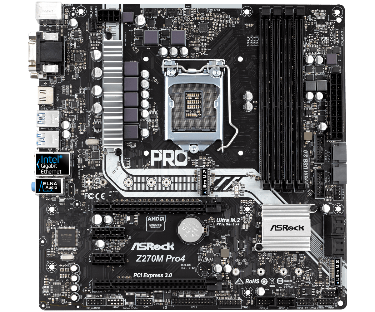 ASRock > Z270M Pro4