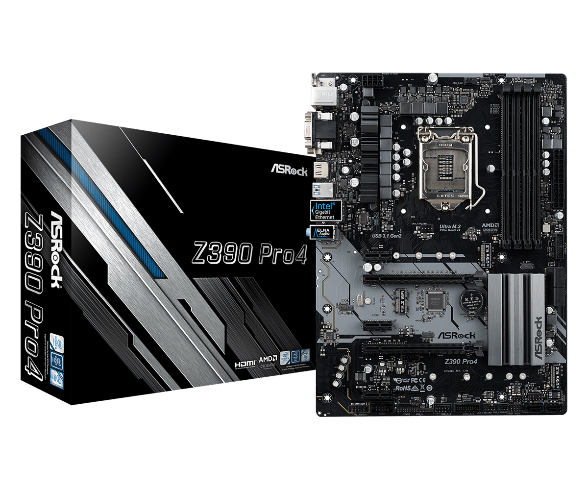 ASRock > Z390 Pro4