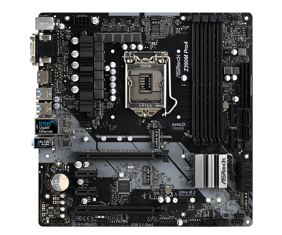 ASRock > Z390M Pro4