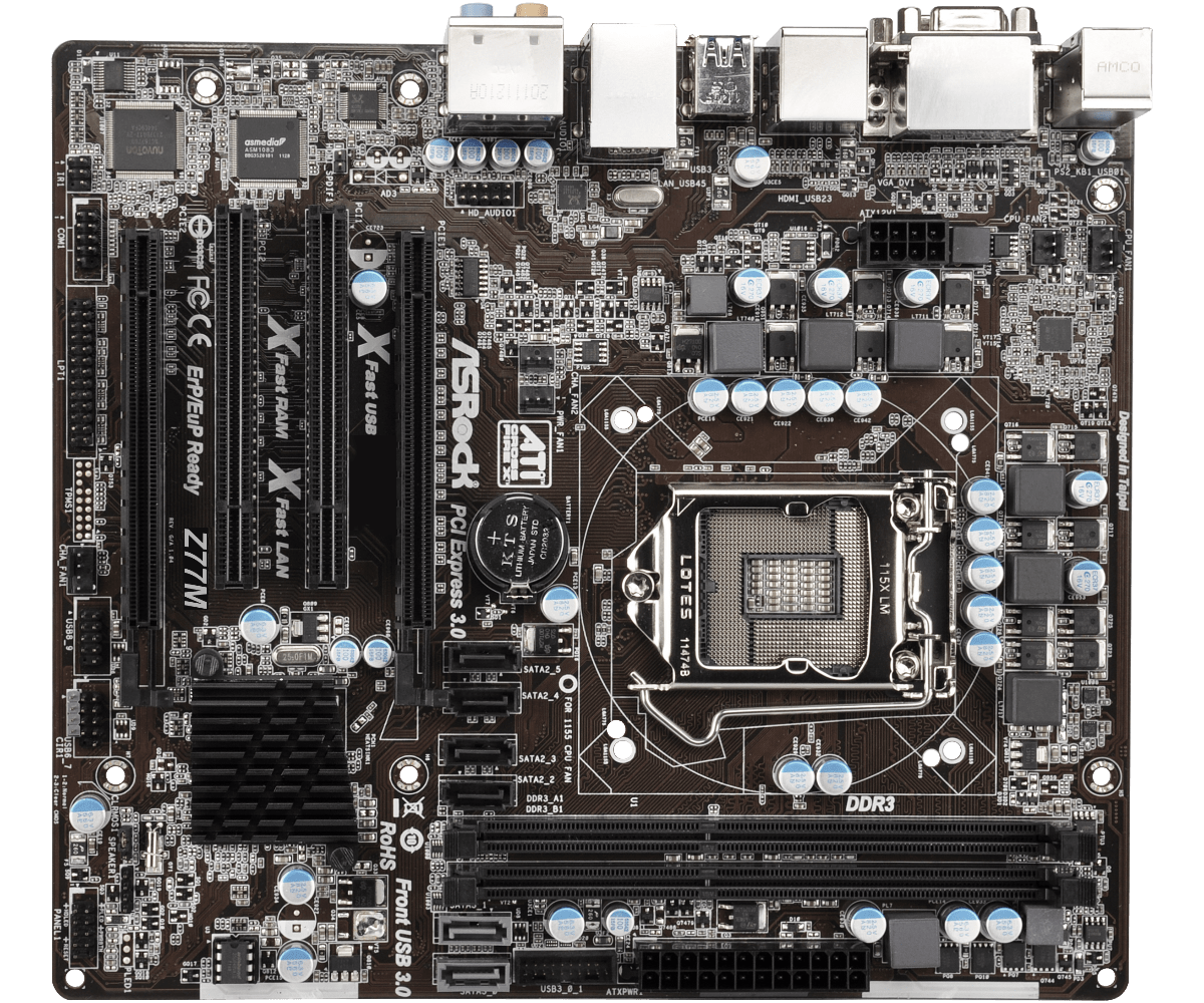 ASRock > Z77M