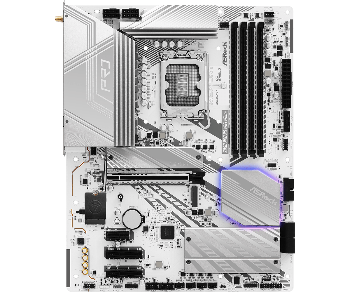 ASRock > Z890 Pro RS WiFi White