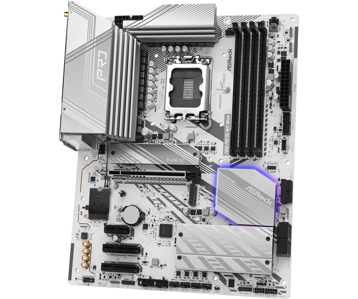 ASRock > Z890 Pro RS WiFi White