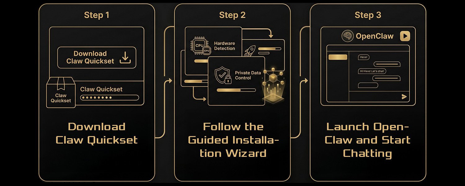 ASRock Claw Quickset Landing Page