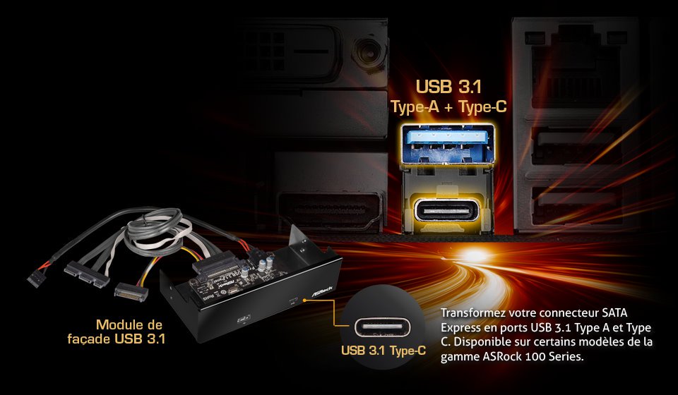 Cartes mères ASRock 100 Series